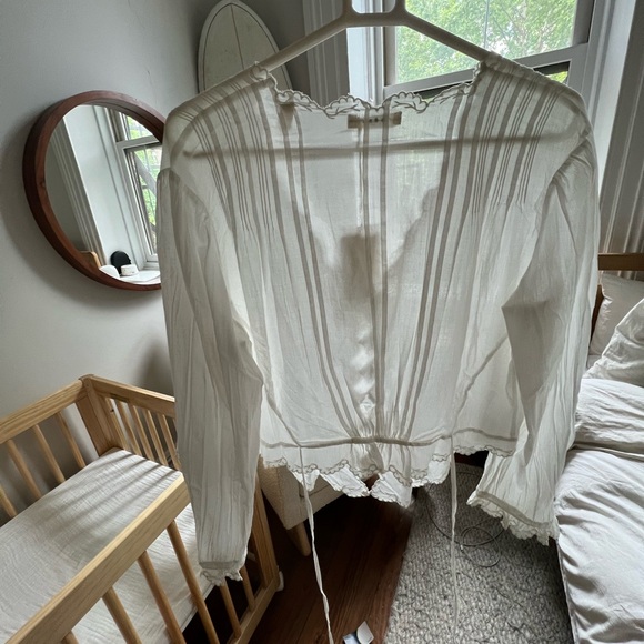 Doen | Tops | Nwt Doen Elayne Top Size Medium In Salt | Poshmark